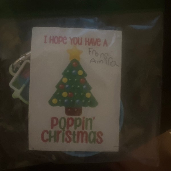 Pop It Tags - Printable - Christmas Gift Tags - Favor Tags - Instant ...