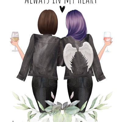 Best Friends Memorial Gift, Mom Memorial Gift, Memorial Friendship Art ...