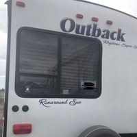 Custom RV Trailer Decals Motor Home and Custom Boat Decal Window Custom ...