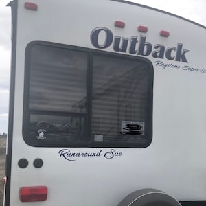 Custom RV Trailer Decals Motor Home and Custom Boat Decal Window Custom ...