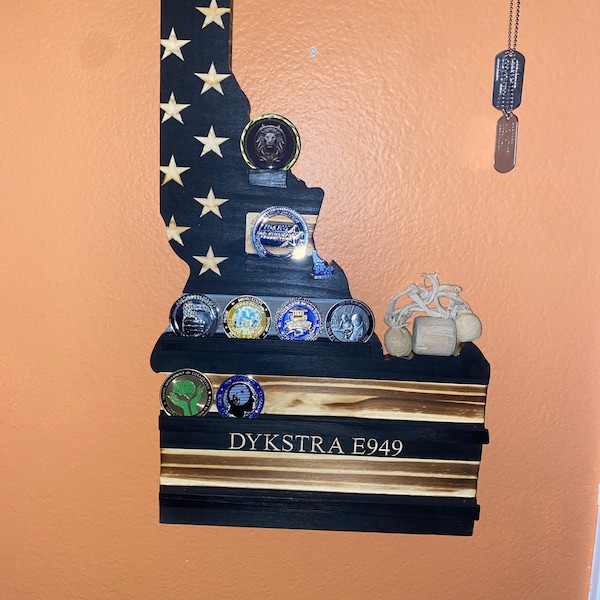 Firefighter Challenge Coin Display, Fire Hydrant, Gift for Firefighters ...