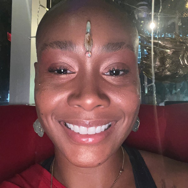 Magic Goddess Moonstone Bindihecate Triple Moon Bindi,pentagram Bindi ...