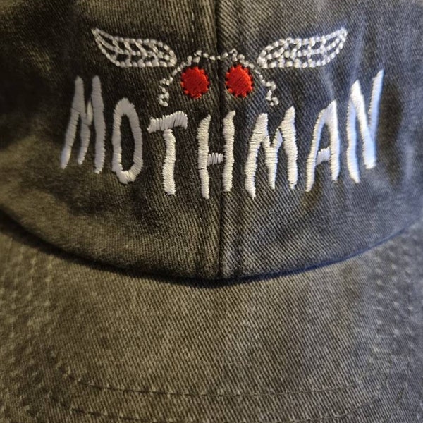 Mothman Embroidered Logo Cap - Etsy