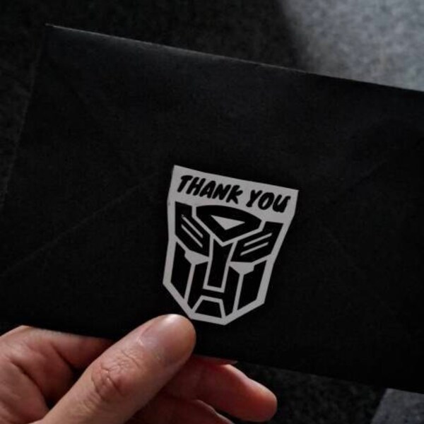 Transformer One Megatronus Holographic Sticker Retro Style for Laptop ...
