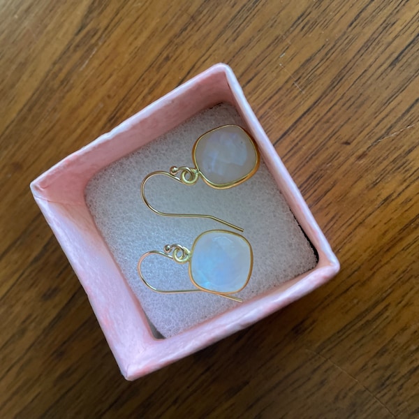 14K Gold Filled Elegant Big Round Drop Shell Pearl Earring, Lever Back ...