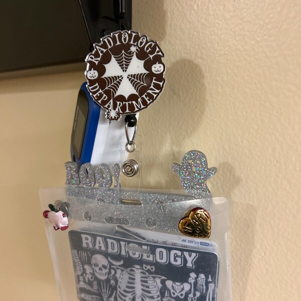 MRI Safe Badge Reel Mri Tech Badge Holder radiology Badge Reel MRI MRI ...