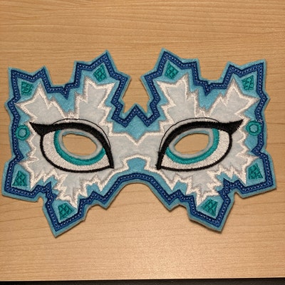 Snow Queen Mask in the Hoop Embroidery Applique Design 2 Sizes for ...