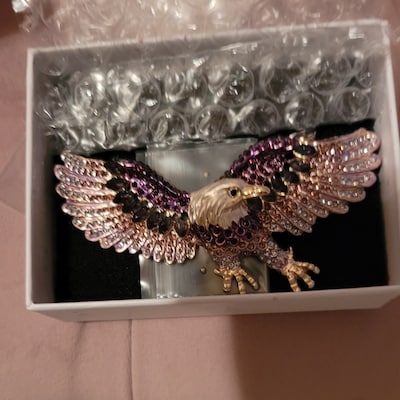 Prom Jewelry Gorgeous Flower Brooch Pin Pendant Rhinestone Crystal ...