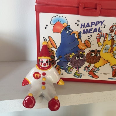 Mini Primary Colors Clown Figurine - Etsy
