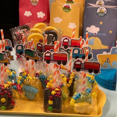 Traffic Light Chocolate Covered Rice Krispie Treats 1dz Cars, Road Work ...