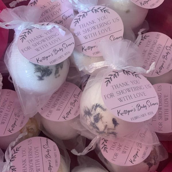 Over the Moon Baby Shower Bath Bomb Favors, Stars Moon Theme Baby ...