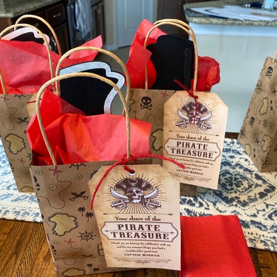 EDITABLE Pirate Birthday Favor Tag Pirate Party Favor Tag Pirate ...