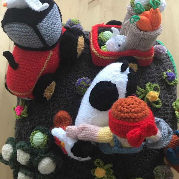 Tractor Knitting Pattern - Etsy