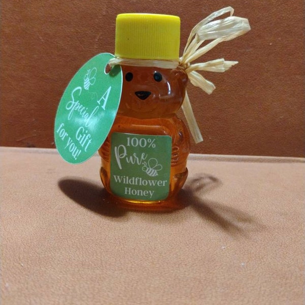 Honey, 15 Mini Honey Bears, Custom Honey Bears, Pure Raw FL Honey ...