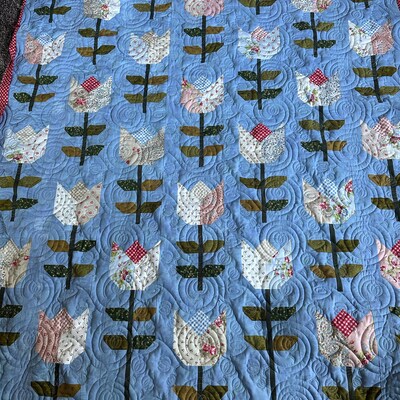 Diamond Chain, Longarm Digital Quilting Designs Pattern E2E E450 - Etsy