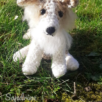 Crochet Pattern for Finnly, Realistic Crochet Border Collie Dog ...