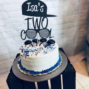 Two Cool Cake Topper Two Cool Birthday Decor Two Cool Two - Etsy