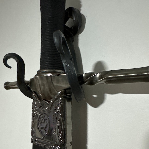 Blacksmithed Sword Holder - Etsy