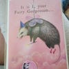 Fairy God Possum Sticker Decal - Original Art by Feral Felicitations - Etsy