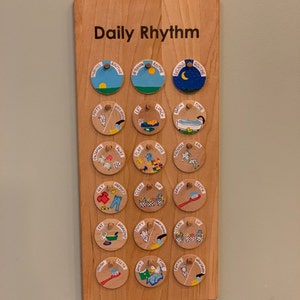 Daily Rhythm Chart - Etsy