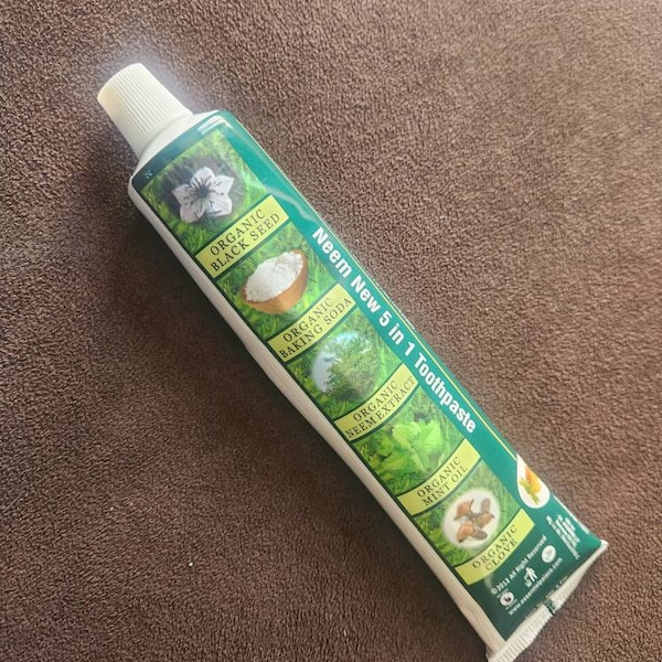 Essential Palace - Organic Neem Toothpaste - Mint & Black Seed ...