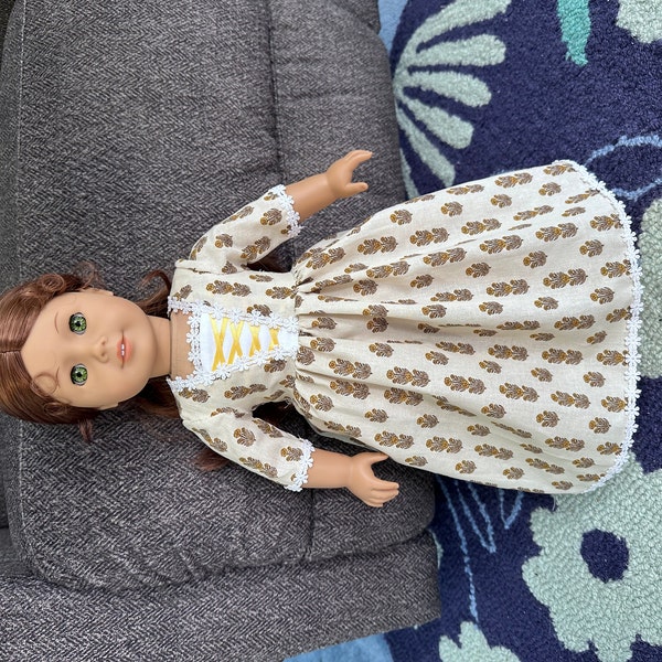 Colonial Evening Dress, Day Dress, Pinner Cap & Dust Bonnet Patterns ...