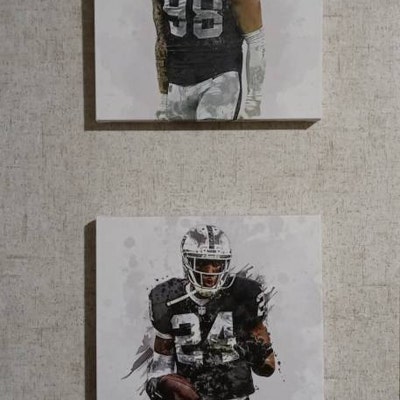 Dak Prescott Dallas Cowboys Poster/canvas Print, Watercolor Painting ...