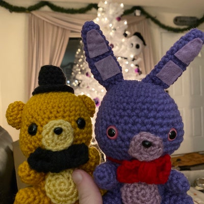 Chibi Golden Freddy Amigurumi Plush - Etsy