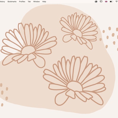 Boho Desktop Wallpaper , Laptop Wallpaper , MacBook Wallpaper , Warm ...