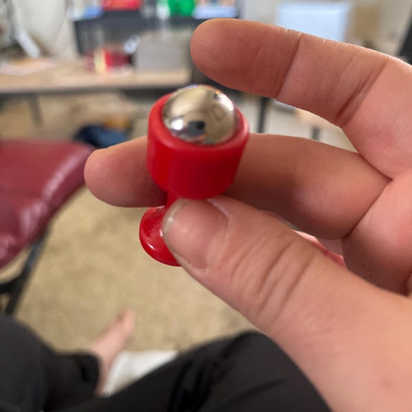 Orb-it Spring-loaded Roller Fidget Toy Stainless Steel Ball - Etsy