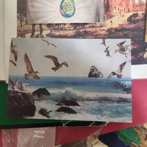 11" by 14" "messy Last Supper" Altered Thrift Store Art Print - Etsy