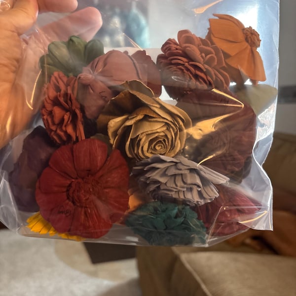 Wood Flowers Color Samples / Wedding Bridal Bouquet - Etsy