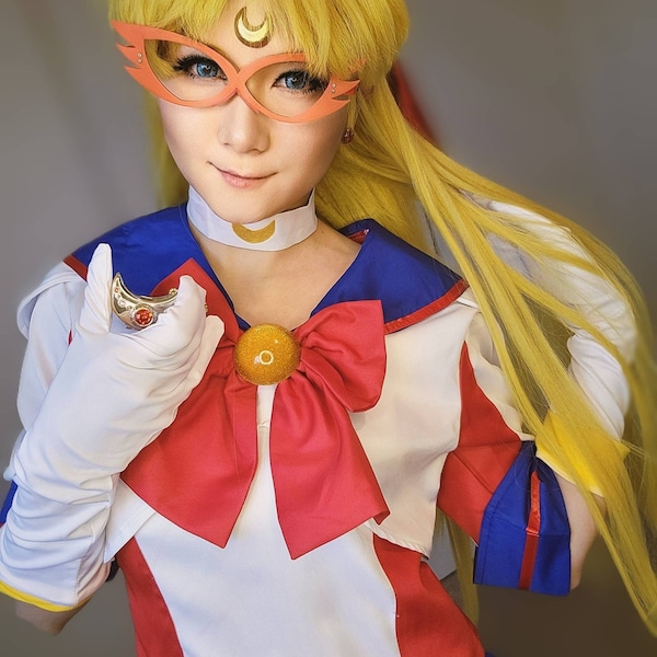 Anime Black Heat Shaped Wrap Cosplay Costume Visor - Etsy