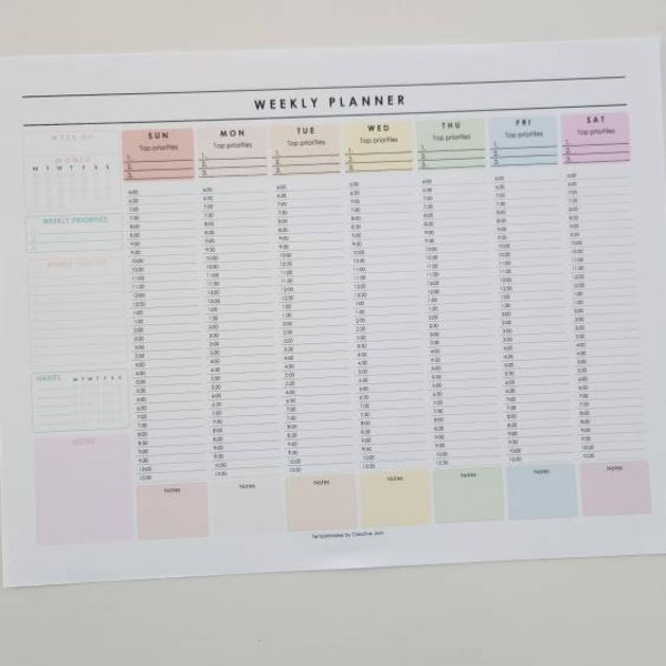 Teacher Planner, EDITABLE Weekly LESSON PLANNER Teaching Lesson Plan ...