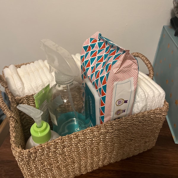 Nappy Caddy, Diaper Caddy Organizer, Bedside Caddy, Bathroom Caddy ...