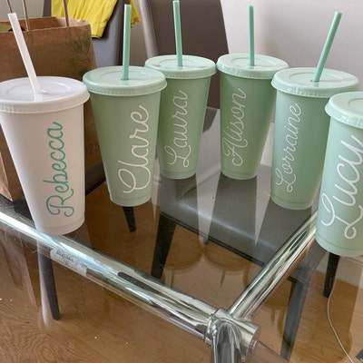 Custom Bling Glass Can Bedazzled Glass Can With Lid and Straw - Etsy