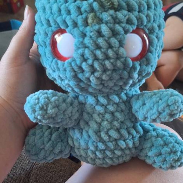 PDF PATTERN: Ren the Baby Dragon | Digital PDF Pattern | Crochet ...