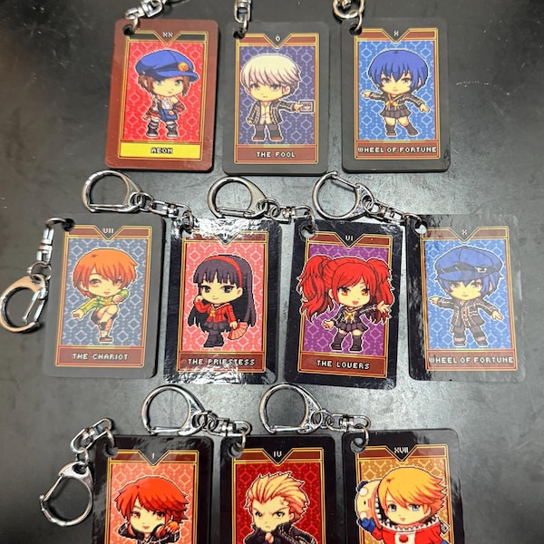 Persona 4 Acrylic Charms, Persona 4 Keychain, Persona 4 Acrylic ...