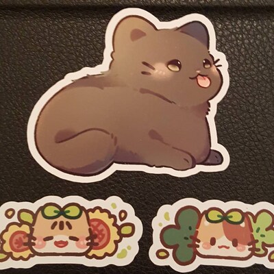 Bleh Kitty Vinyl Sticker/ Laptop Stickers/ Cute Stickers - Etsy