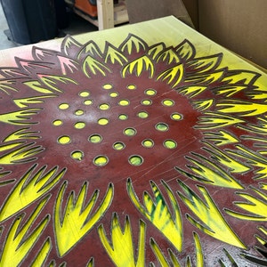 Sunflower Dxf/svg - Bad Dog Metalworks Digital Download - CNC Plasma ...