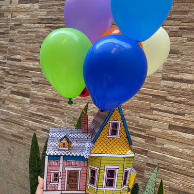 Movie UP Printable Balloon House DIY Craft With Youtube - Etsy