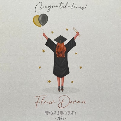 Editable Graduation Girl Template Invitation Graduation Party Invite ...