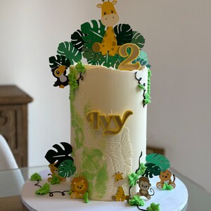 Toucan Tropical Theme Cake Topper - Etsy