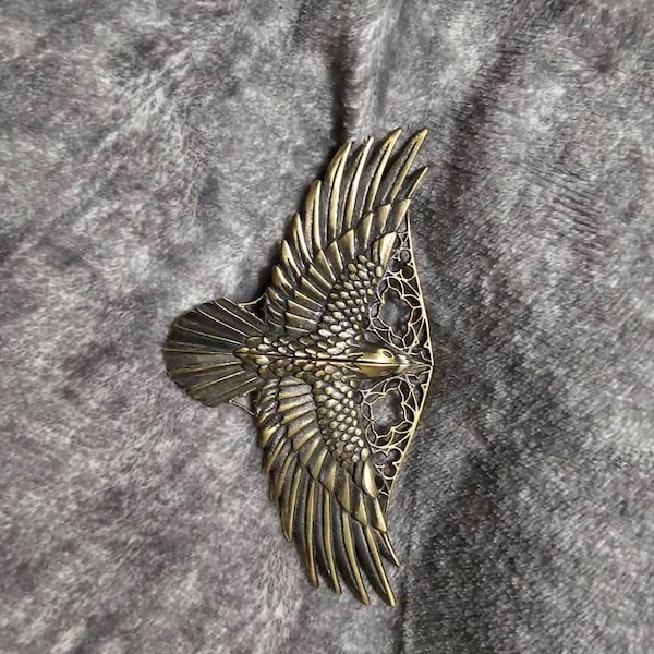 Raven Cloak Clasp - Etsy