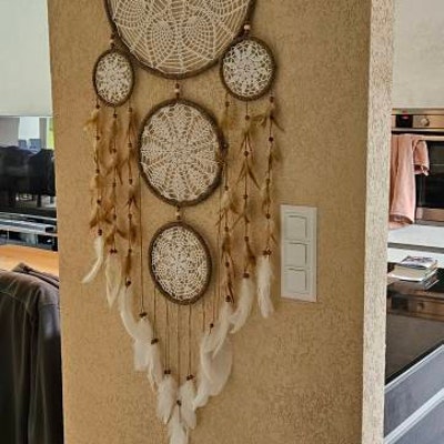 Green Leaf Macrame Tree of Life, Tree of Life Macrame Wall Hanging With ...