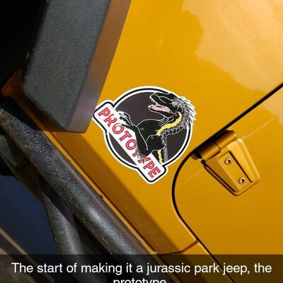 Prototype Raptor Hybrid Indoraptor Jp Vinyl Indoor Outdoor Decal - Etsy