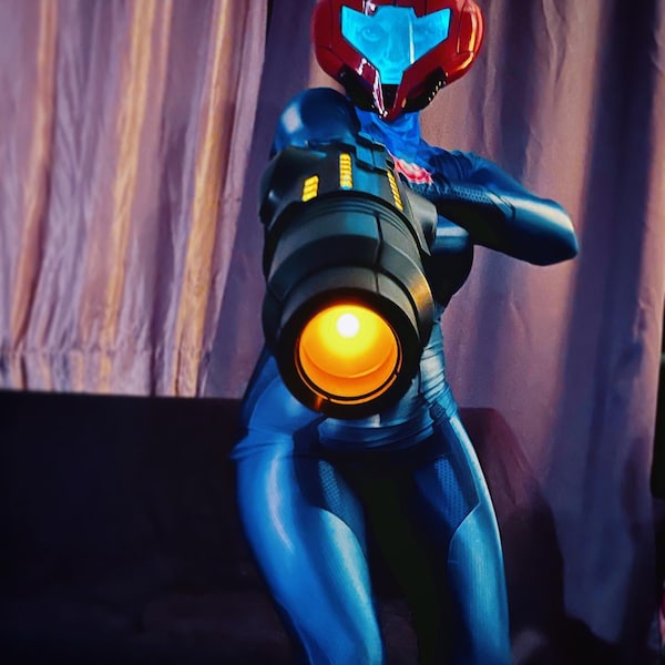 Metroid Prime Samus Helmet LED Lightup With Multiple Color Options and ...