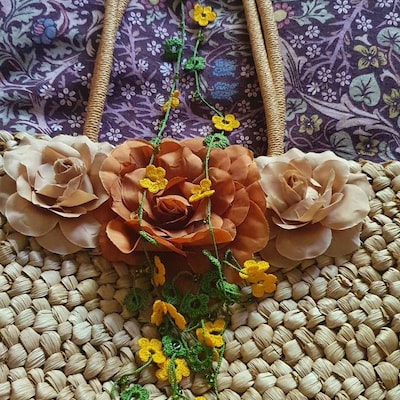 Turkish Oya Necklace, Crochet Necklace, Oya Beaded Necklace, Summer ...