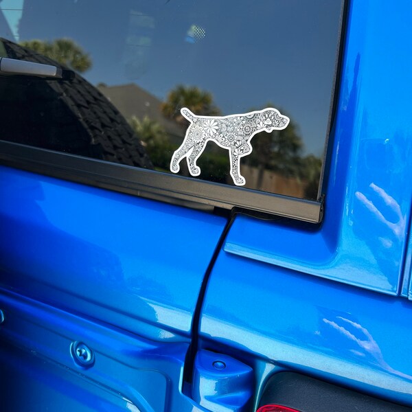 German Shorthaired Pointer GSP Pointer Sticker Dog Sticker GSP ...