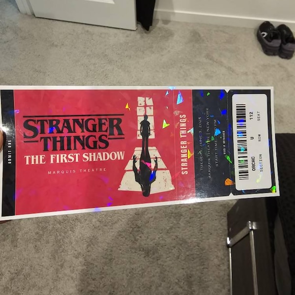 Physical Custom Broadway Ticket, Broadway Surprise Ticket, Broadway ...